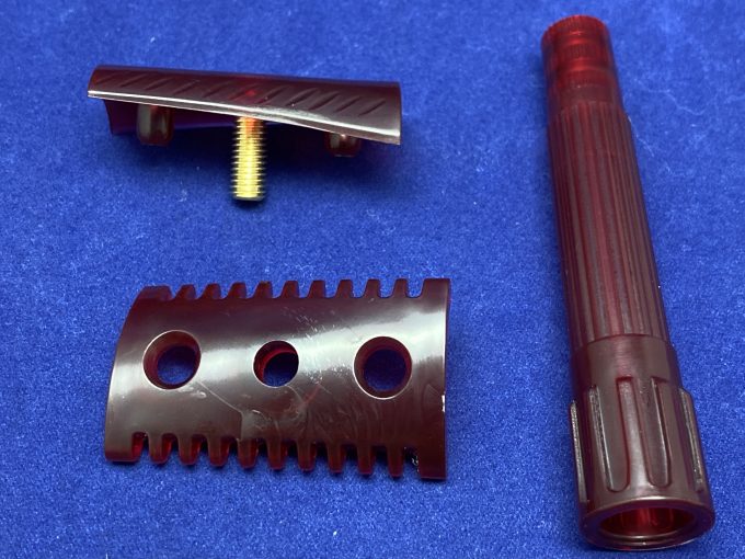 Phoenix Artisan Accoutrements: Crimson Ghost Open Comb Slant Razor ...